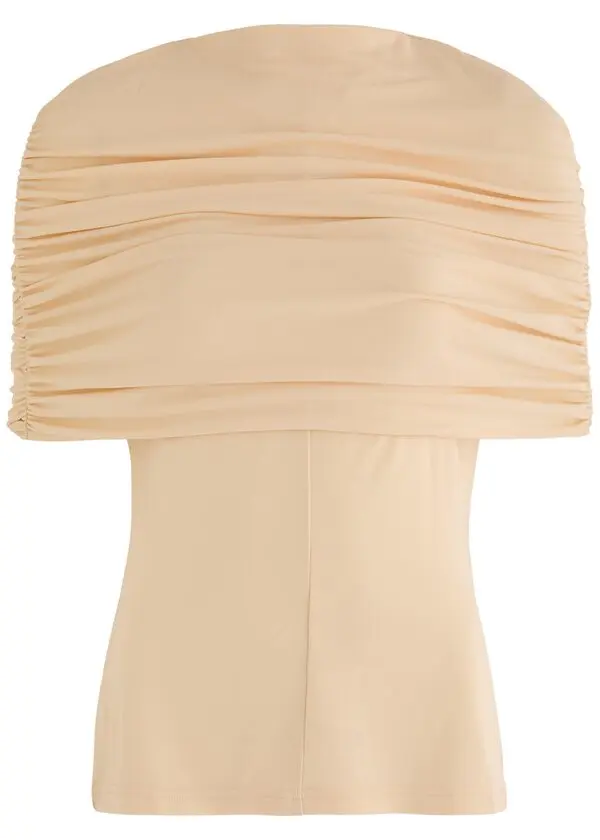 ESSE STUDIOS Bonachi Cape-effect Jersey Top