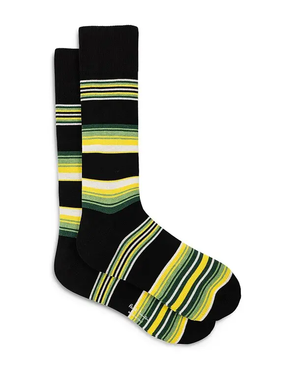 Paul Smith Howard Stripe Socks - Black