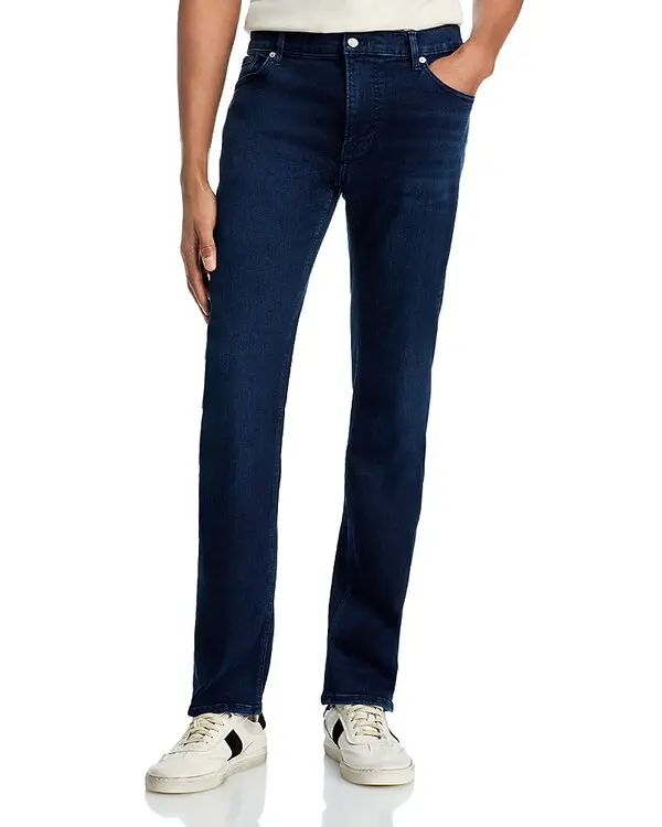 FRAME Jet Set Modern Slim Straight Jeans - Jet Indigo