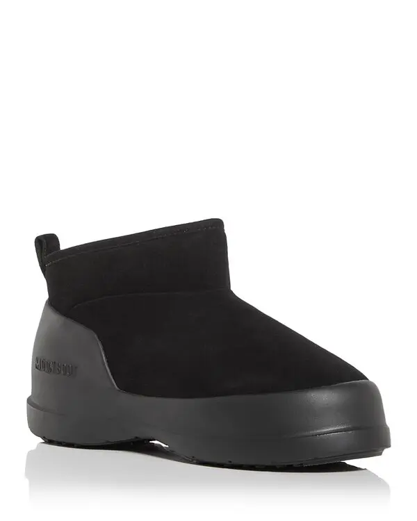 Moon Boot Luna Faux Fur Lined Booties - Black
