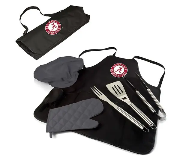 ONIVA Ncaa Bbq Apron Tote Pro Grill Set