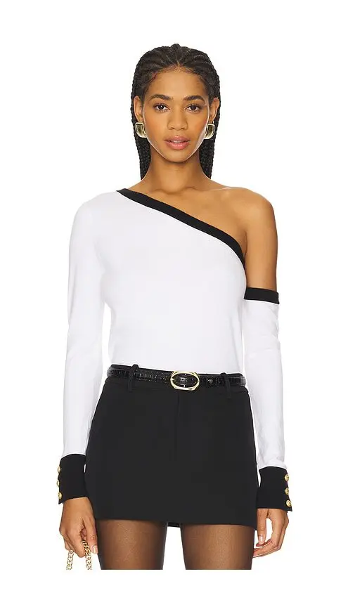 L'Agence Maeva Off Shoulder Pullover