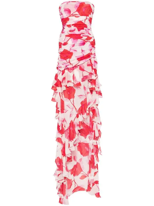Blumarine Printed Maxi Dress - Neutrals