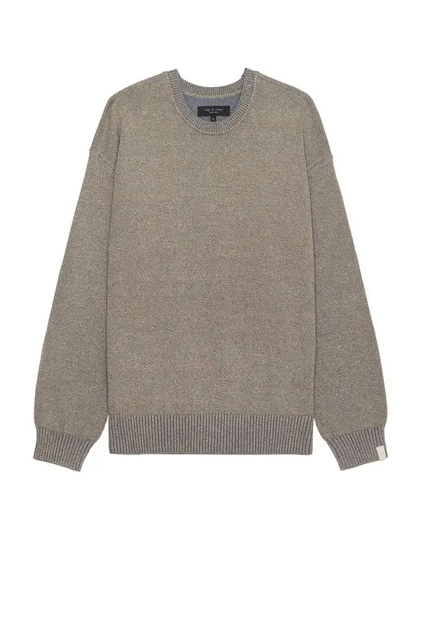 Rag & Bone Dexter Marl Crew Neck Sweater - Grey Multi