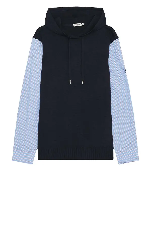 Simkhai Adonis Knit Woven Combo Hoodie