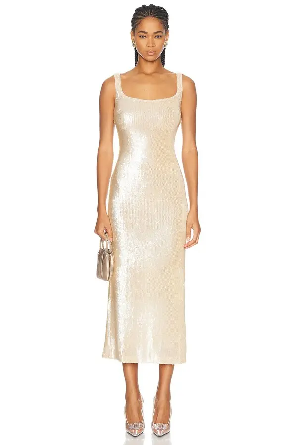 L'academie By Marianna Ceci Sequin Midi Dress