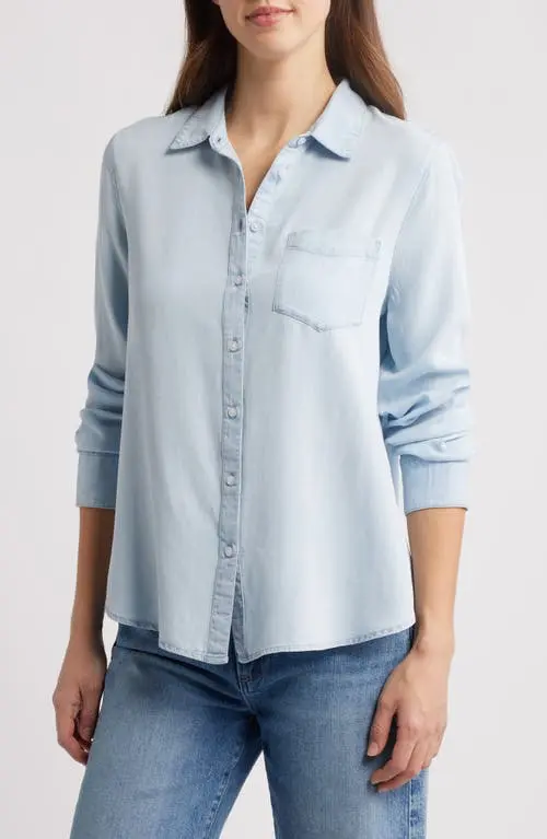 Caslon Chambray Button-up Shirt - Light Wash