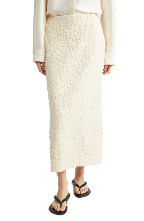 Partow Maya Mixed Media Midi Skirt
