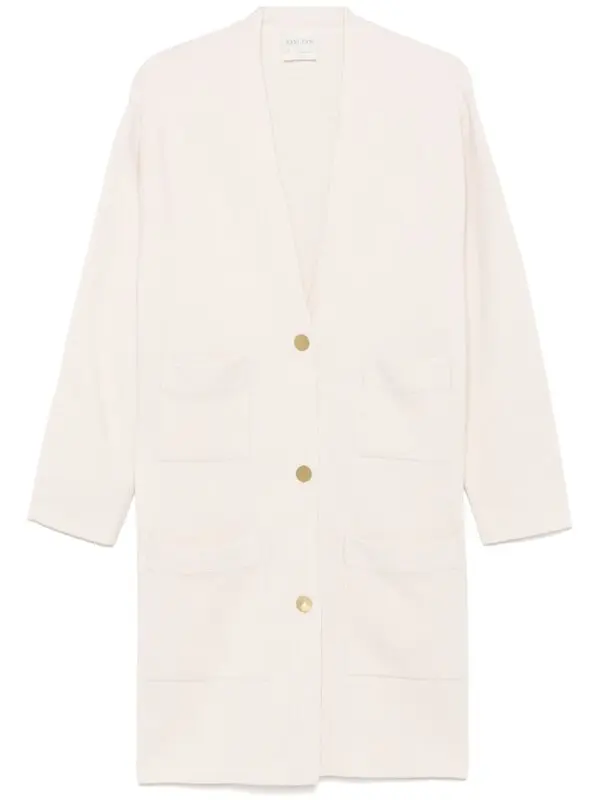 FORTE_FORTE Midi Cardigan-coat - Neutrals