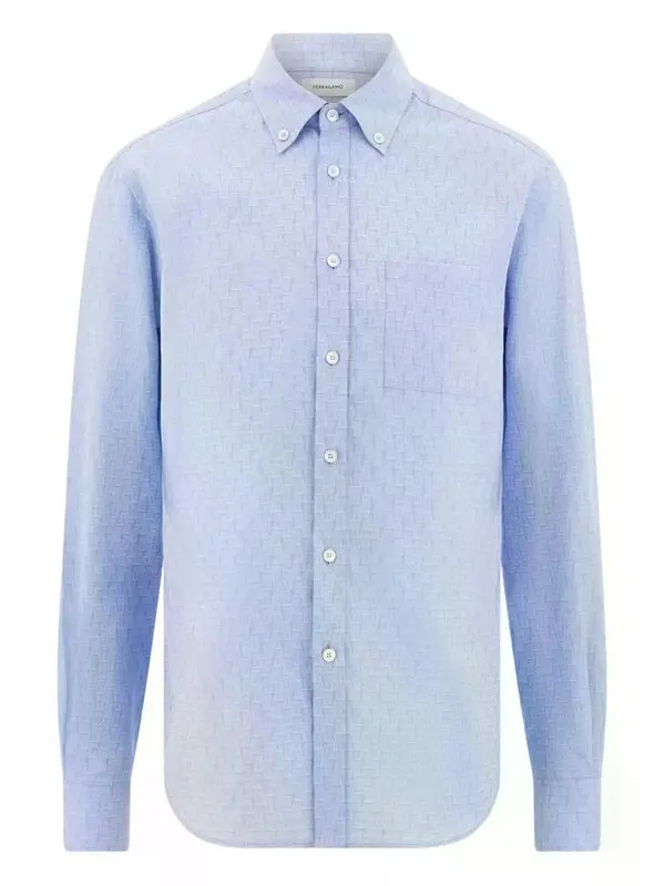 FERRAGAMO Jacquard Button-down Jacket