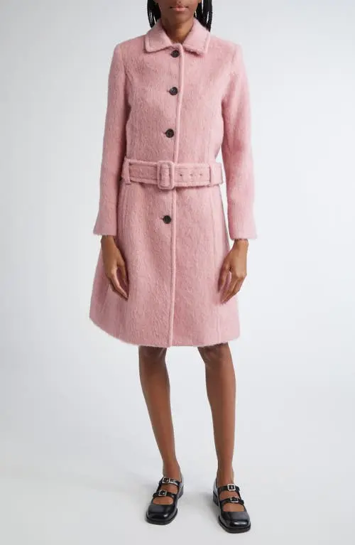 Sandy Liang Norwich Belted Alpaca & Wool Blend Coat