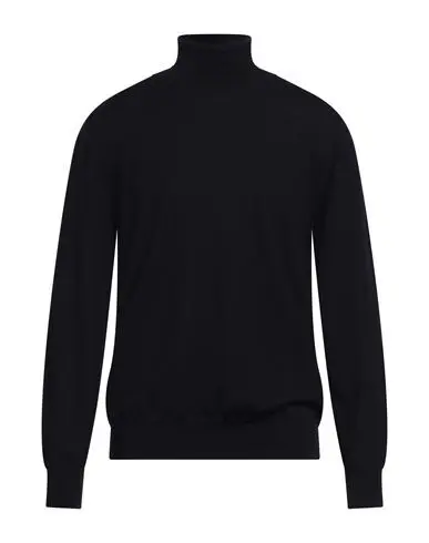 VNECK Turtleneck Merino Wool And Silk Knit - Blue