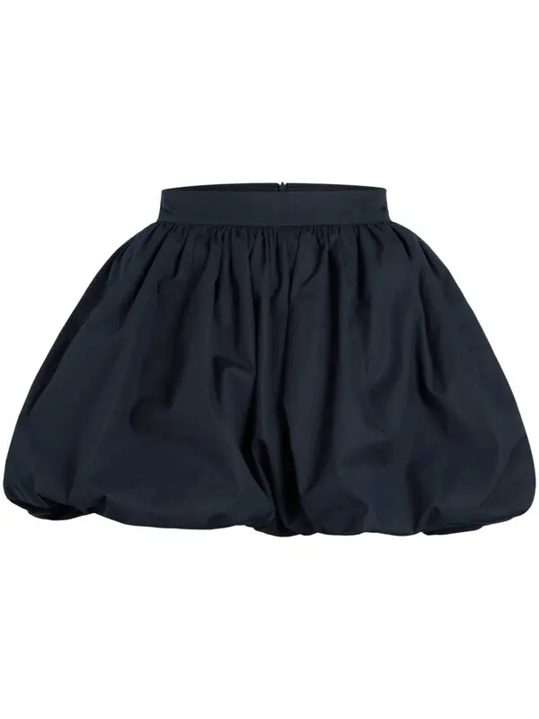 Patou Faille Bubble Mini Skirt - Blue
