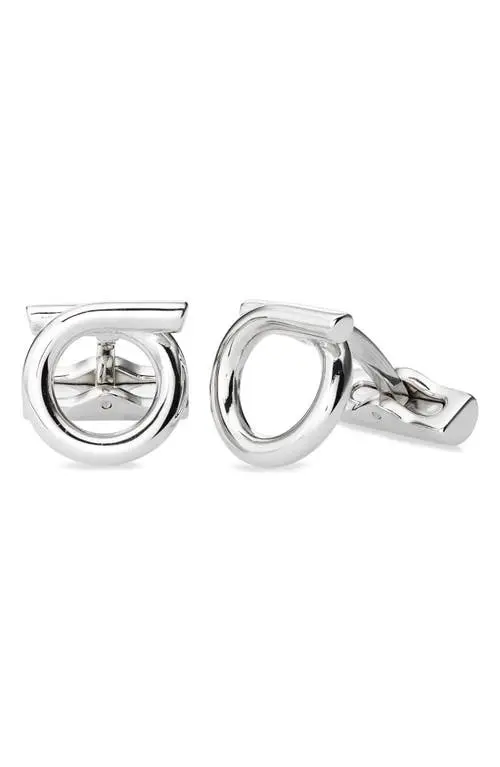 FERRAGAMO Gancini Cuff Links