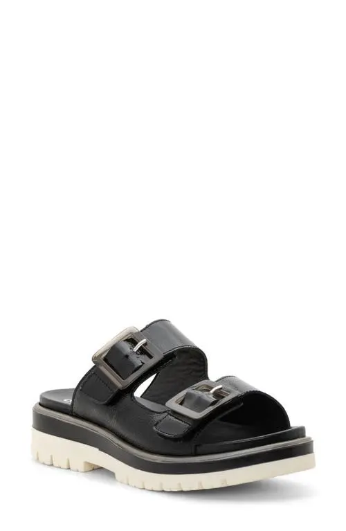 ARA Marbella Lug-sole Slide Sandal - Black