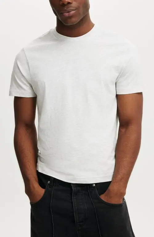 COTTON ON Slim Fit T-shirt - White Marle
