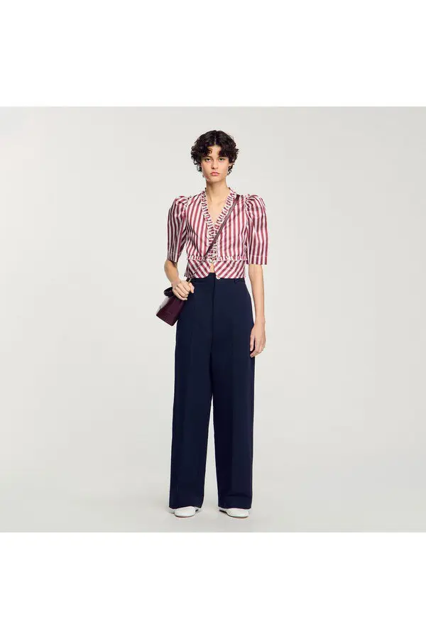 Sandro Suit Trousers - Blue / Navy