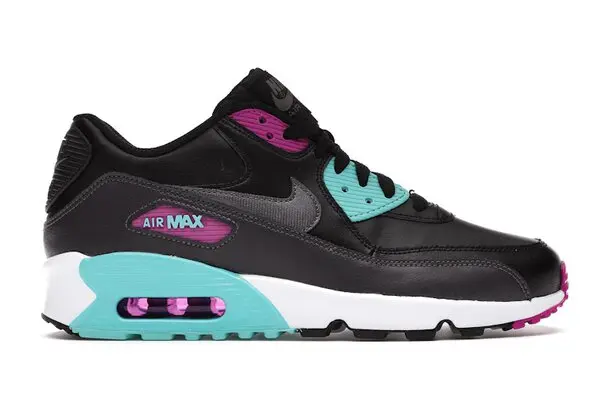 Nike Air Max 90 Ltr Sneakers - Black/metallic Grey/aurora