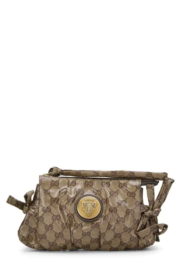 Gucci Original Gg Crystal Canvas Hysteria Clutch