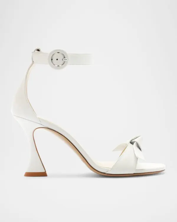 ALEXANDRE BIRMAN Clarita Leather Bow Sandals