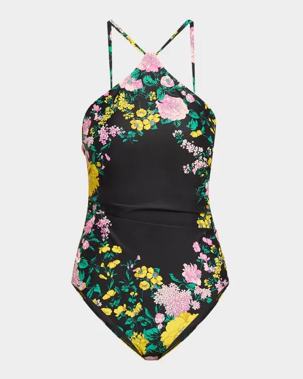 Kobi Halperin Magnolia One-piece Swimsuit - Black Mult