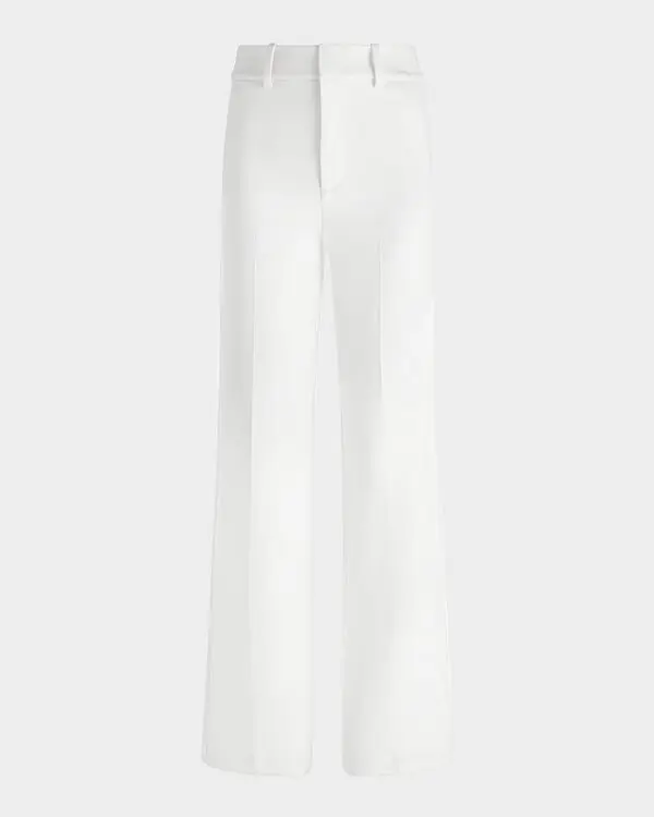 Alice + Olivia Alexander Twill Sateen Trousers - Alexander Hr Trouser