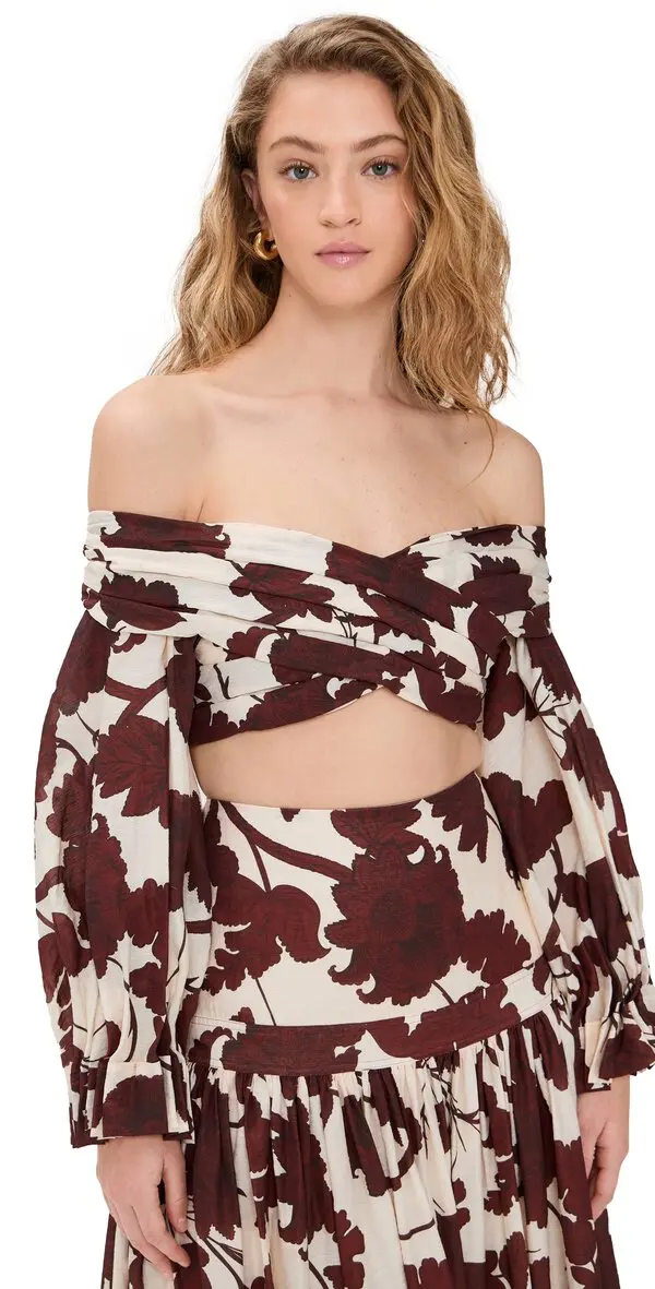 Alexis Trisha Floral Print Top