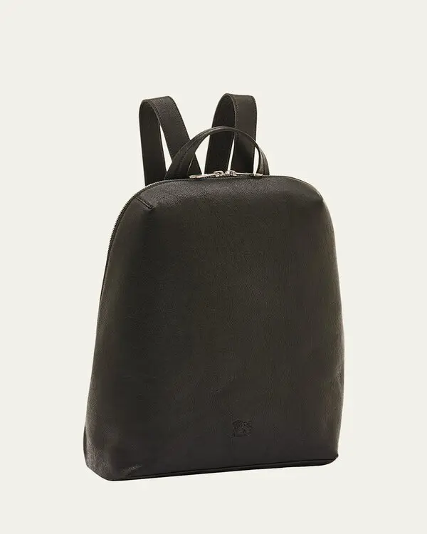 Il Bisonte Duccio Zip Backpack - Black