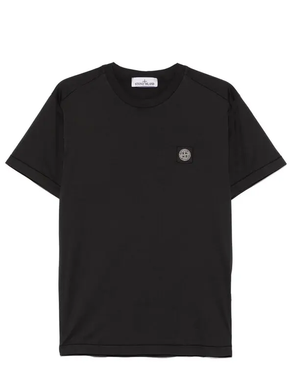 Stone Island T Shirts And Polos - Black