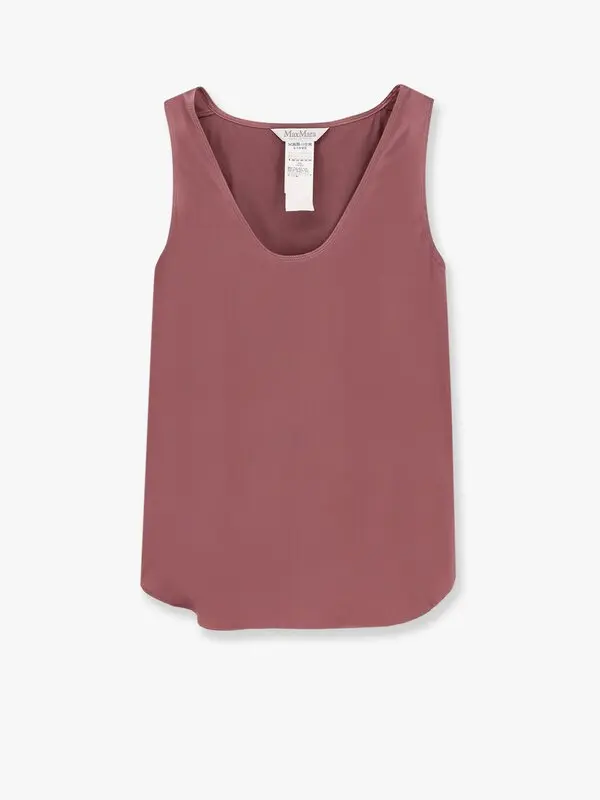 Max Mara Filly Silk Top - Purple