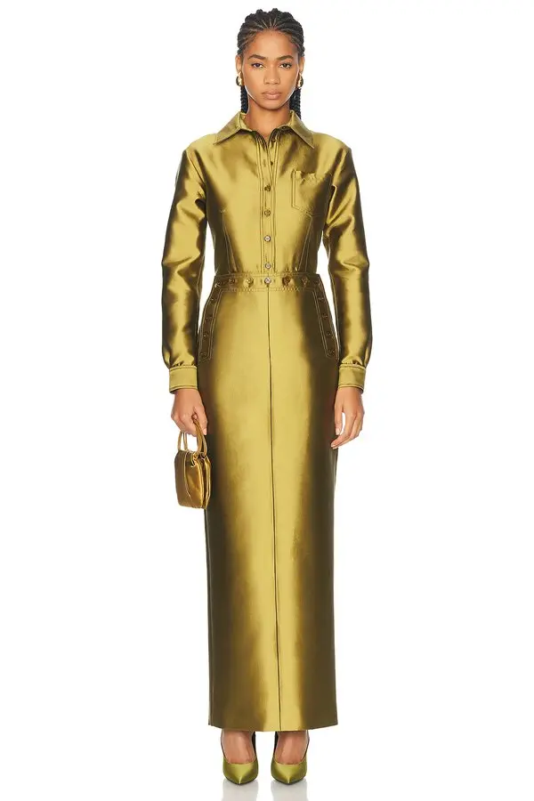 Christopher John Rogers Sailor Shirt Dress