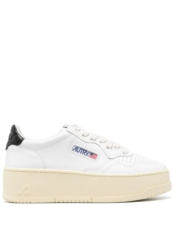 AUTRY Medalist Lace-up Sneakers - White