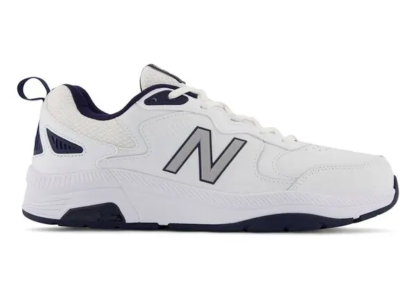 NEW BALANCE 857v3 Sneakers - White/navy Blue/rain Cloud