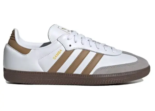 Adidas Samba Og Sneakers - Cloud White/brown Desert/clear Granite