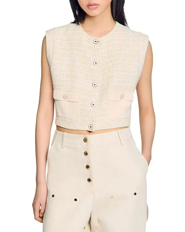 Sandro Tweed Jacket
