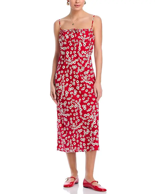 Ciao Lucia Leo Midi Dress - Peony