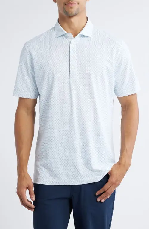 Johnnie-o Cason Dot Print Prep-formance Golf Polo - Majorca