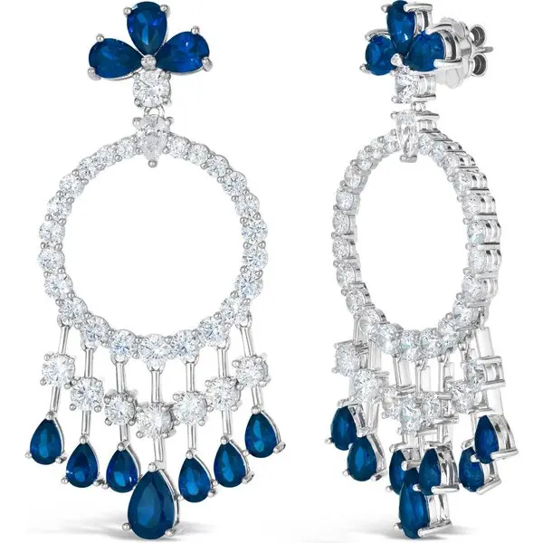 ANNA ZUCKERMAN Romanoff Statement Drop Earrings