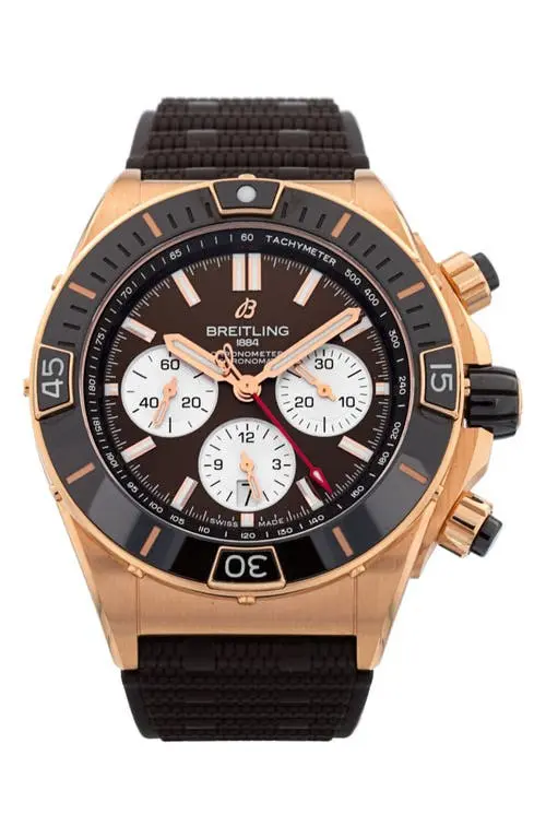 WATCHFINDER & CO. Breitling Super Chronomat B01 Rubber Strap Watch