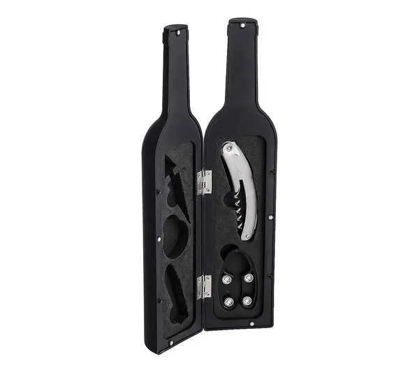 GODINGER Wine Bottle 5 Piece Wine Tool Set