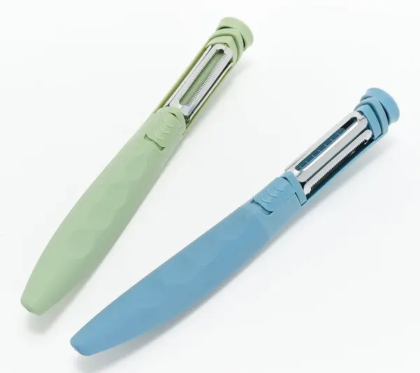 HENNING LEE Set Of 2 Multi Blade Rotating Peeler Set