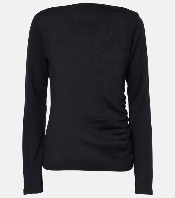 Max Mara Novella Cashmere And Wool-blend Sweater - Black