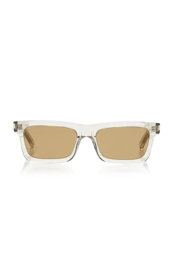 Saint Laurent Betty Square Frame Sunglasses - Neutral