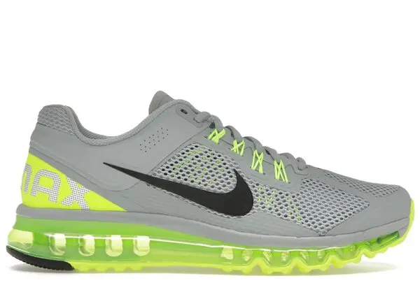 Nike Air Max 2013 Sneakers - Wolf Grey/volt/black