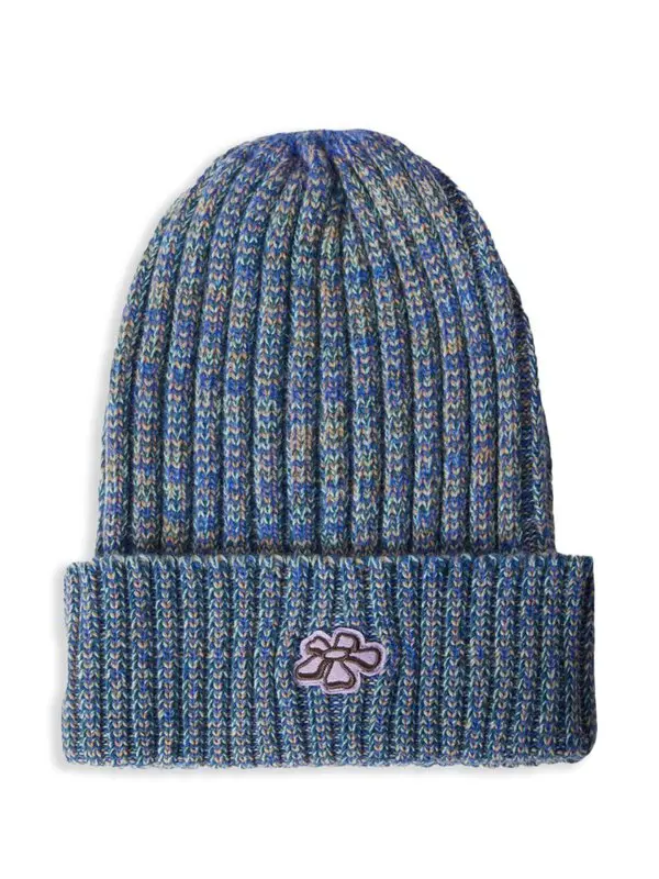 MARGHERITA MACCAPANI Knitted Beanie - Blue