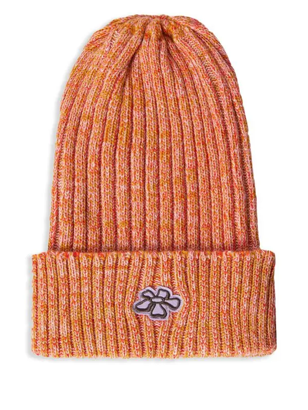 MARGHERITA MACCAPANI Knitted Beanie - Orange