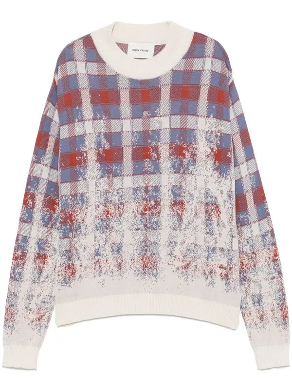 Henrik Vibskov Knitted Jacquard Sweater - Blue