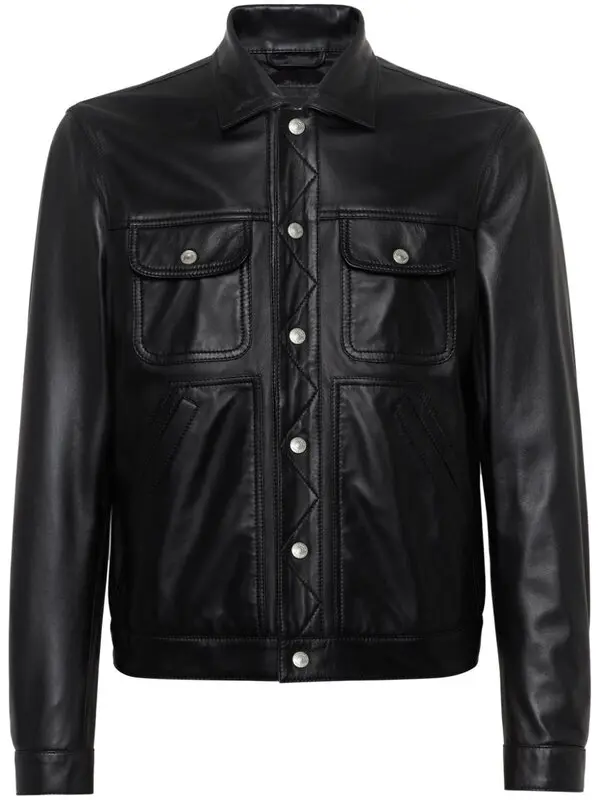 Dsquared2 Biker Leather Jacket