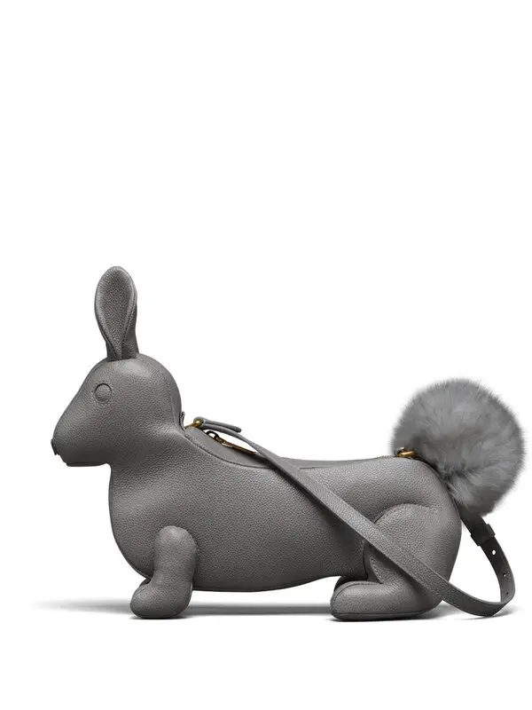 Thom Browne Rabbit Shoulder Bag - Grey
