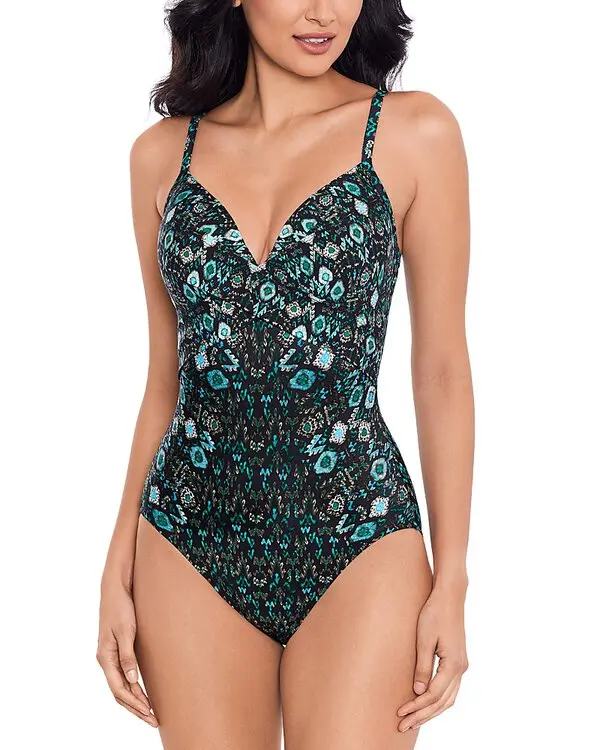 Miraclesuit Printed One Piece Swimsuit